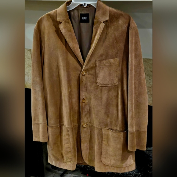 Hugo Boss | Jackets & Coats | Hugo Boss Suede Jacket | Poshmark